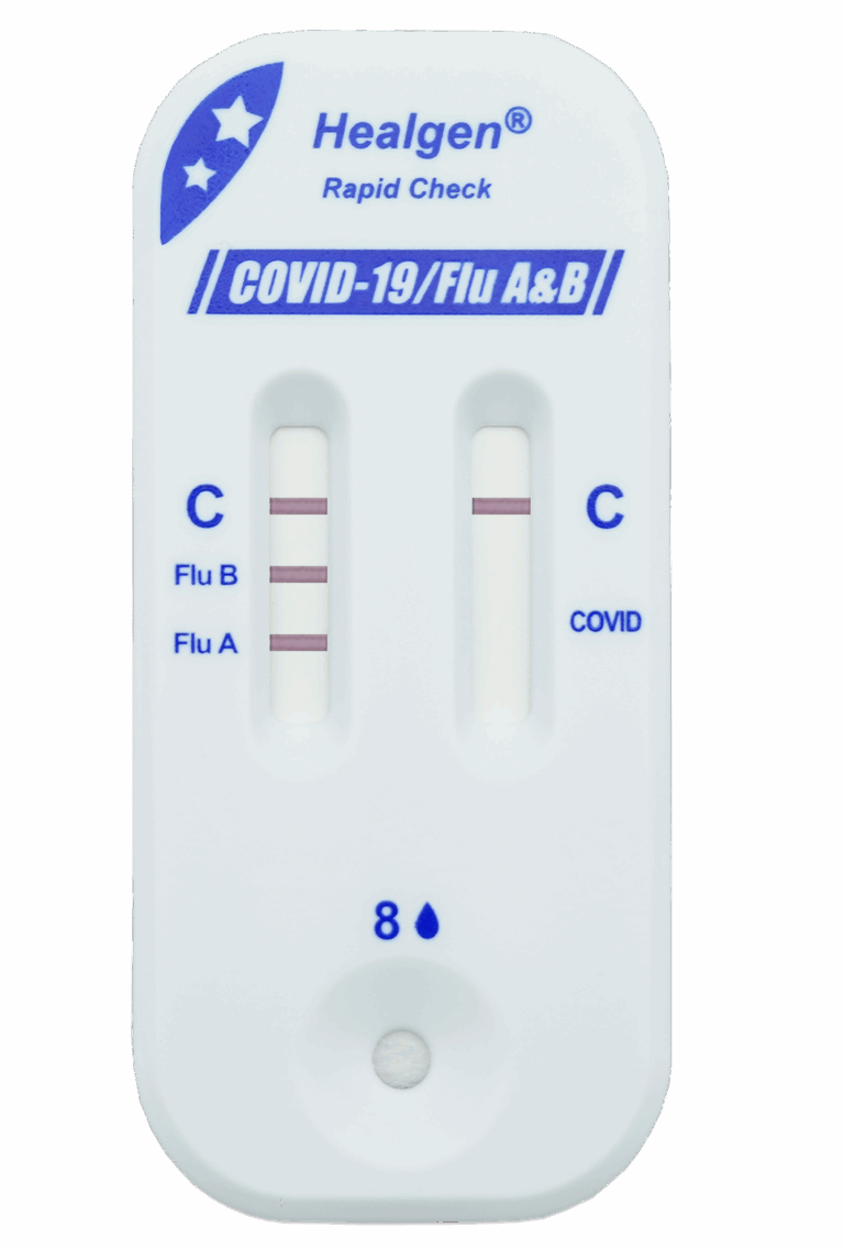 Healgen® Rapid Check® COVID-19/Flu A&B Antigen Test - Healgen
