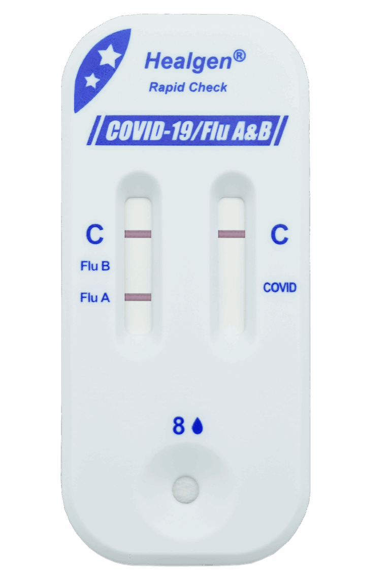 Healgen® Rapid Check® COVID-19/Flu A&B Antigen Test - Healgen