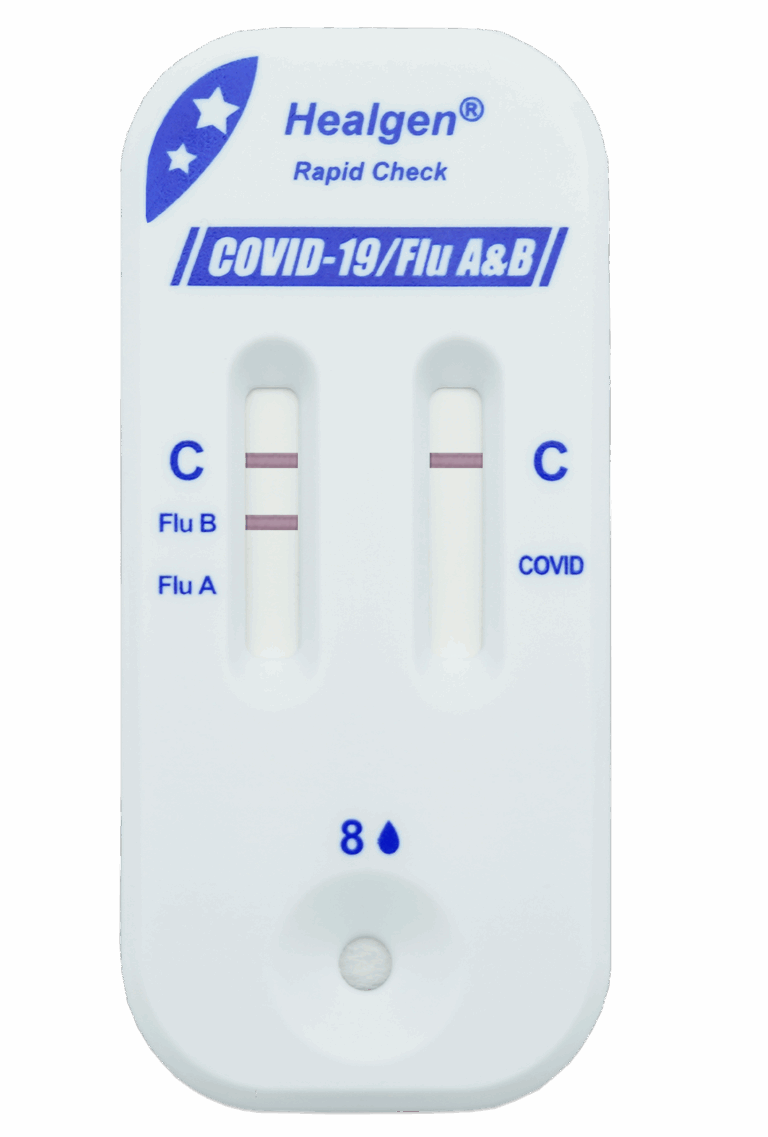 Healgen® Rapid Check® COVID-19/Flu A&B Antigen Test - Healgen