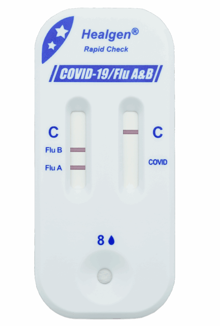 Healgen® Rapid Check® COVID-19/Flu A&B Antigen Test - Healgen
